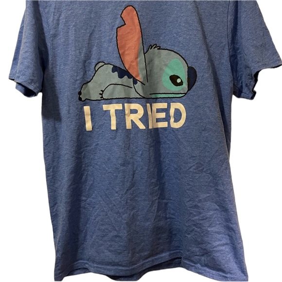 Disney | Shirts | Disneys Lilo Stitch I Tired Graphic Tee | Poshmark